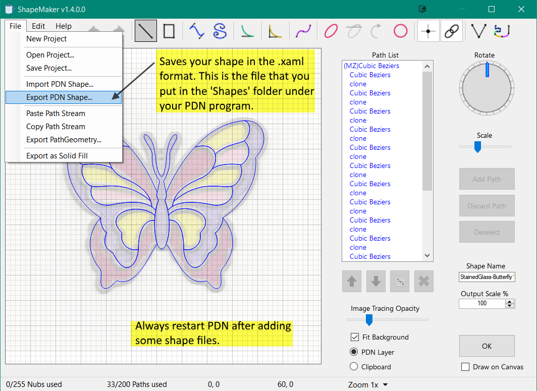 ShapeMaker Mini Tutorial - Shapes - paint.net Forum